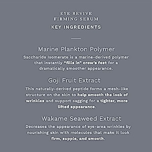 City Beauty Eye Revive Firming Serum - Anti-Aging Eye Treatment - Firm, Tighten, & Hydrate - Natural Solution For Sagging Skin & Under-Eye Wrinkles - Cruelty-Free Skin Care