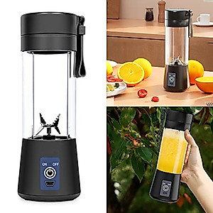 JzcsdkSIL Multifunction Electric Orange Press Portable USB Blender Small Juicer Fruit Cooking Machine Charging Juicer Cup Lifestyle Gadget Detachable Juicer Easy-to-clean Blender, Blue