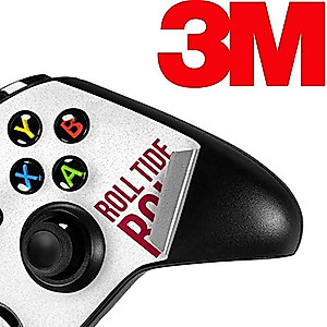 Skinit Decal Gaming Skin Compatible with Xbox One S Controller - Officially Licensed College Alabama Crimson Roll Tide Design