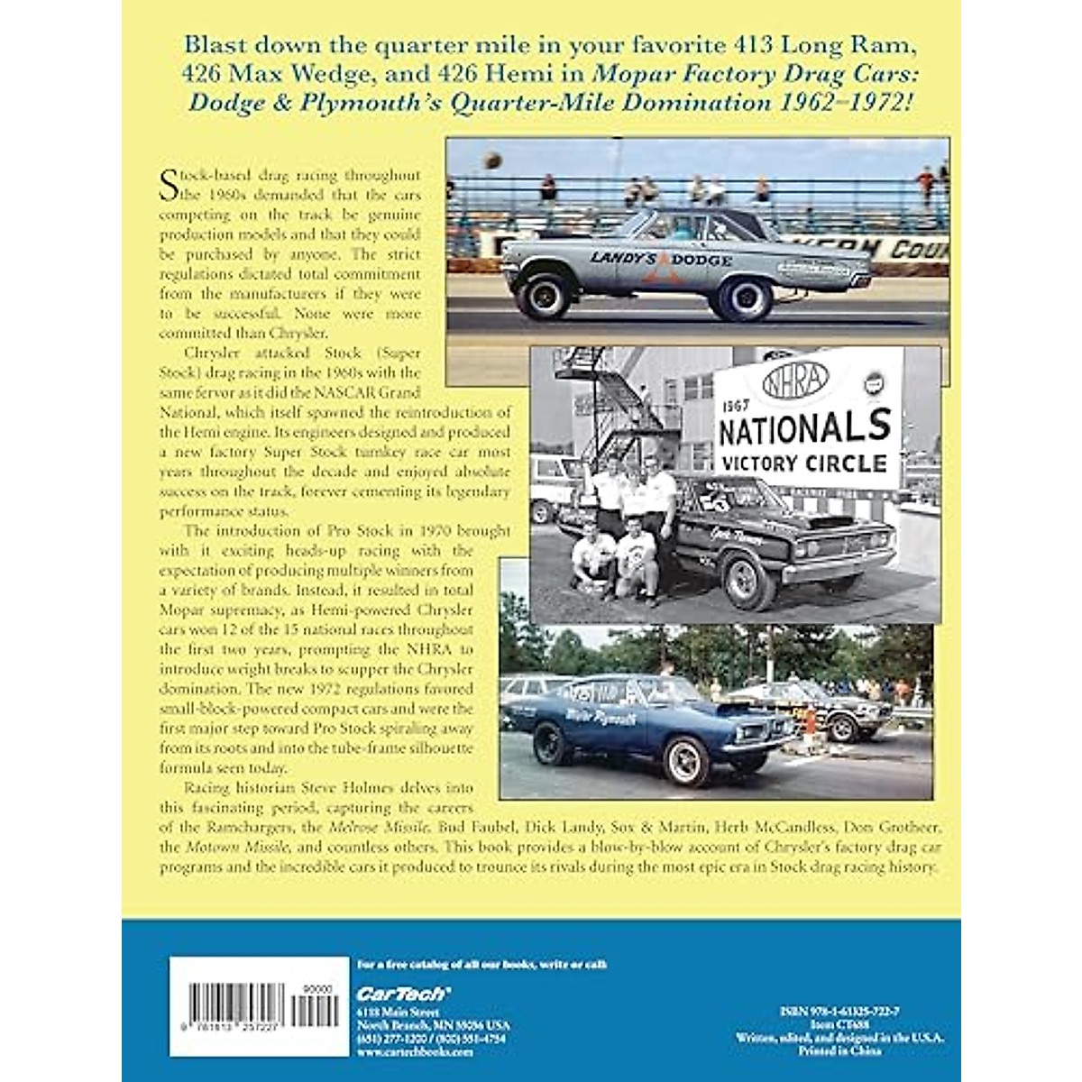 Mopar Factory Drag Cars: Dodge & Plymouth's Quarter-Mile Domination 1962-1972