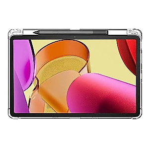 BOZHUORUI Clear Case for Amazon Kindle Fire Max 11 Tablet (13th Generation-2023 Release) - Slimfit Lightweight TPU Transparent Flexible Soft Shell Back Cover with Stylus Pen Holder (Clear)