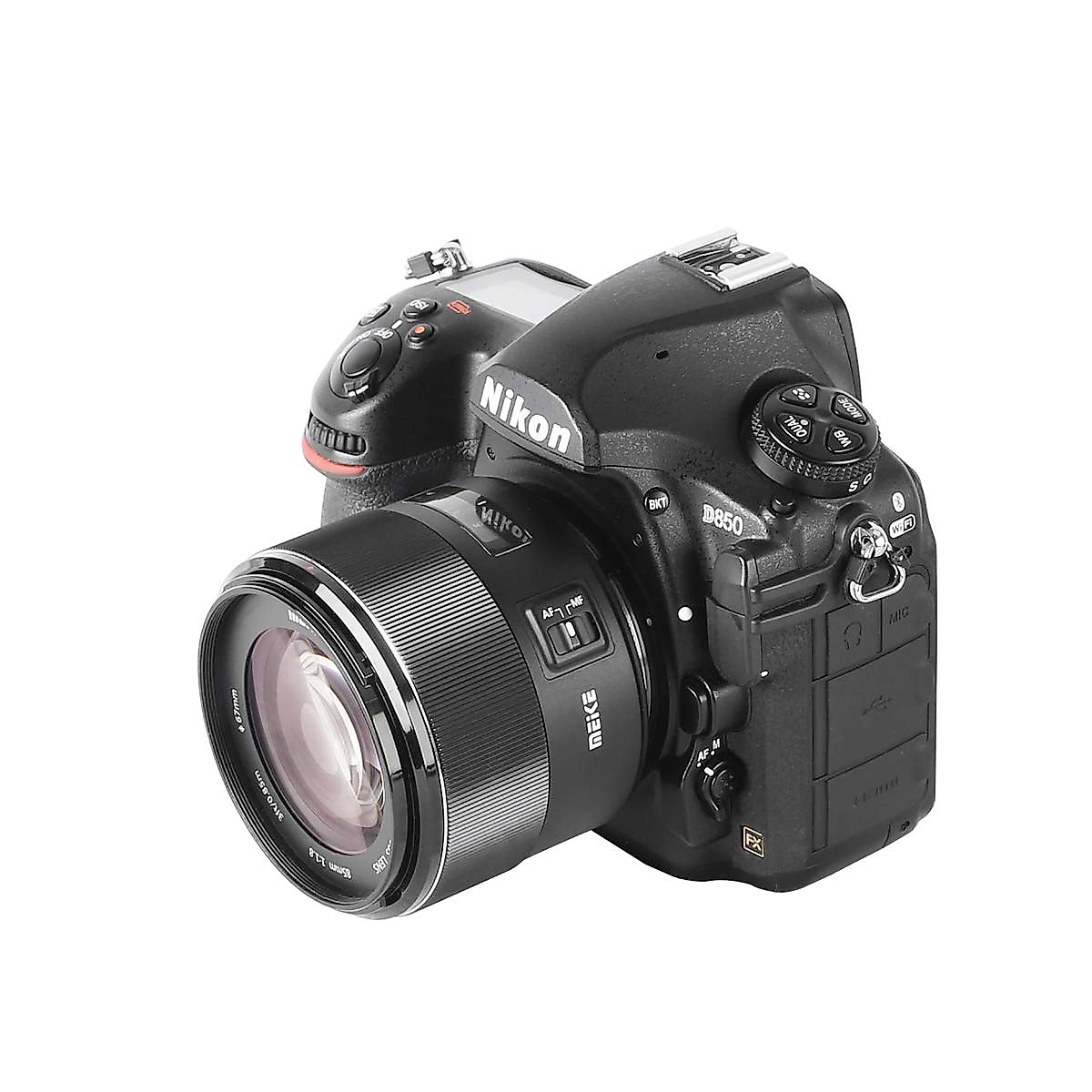 Meike 85mm f1.8 Wide Aperture Full Frame Auto Focus Telephoto Lens for Nikon F Mount DSLR Camera and Compatible with Nikon APS-C Cameras D610 D750 D780 D810