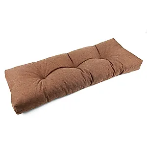 RULAER Indoor/Outdoor 42 Inch Bench Cushion Non-Slip Tufted Patio Furniture Cushions Thickened Soft Kitchen Bench Pads(42x16x4, Brown)