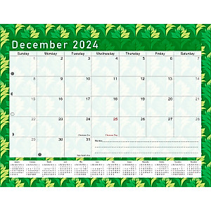 2023-2024 Calendar 16 Months Student Calendar/Planner for 3-Ring Binder, Desk, or Wall -v016