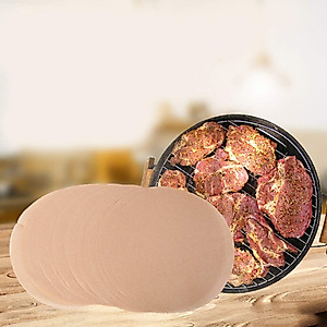 Hemoton 100 Pcs 8.5 Inch Round Parchment Paper, Non-stick Barbecue Paper Baking Sheets, Paper Liners Sheets for Baking Cakes, Cooking, Dutch Oven, Air Fryer, Cheesecakes, Tortilla (Random Color)