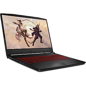 MSI Katana Gaming Laptop 2023 Newest, 15.6" FHD Display, 12th Gen Intel Core i7-12700H Processor, 64GB RAM, 1TB SSD, NVIDIA GeForce RTX 3060 Graphics, Webcam, Windows 11 Home, Bundle with JAWFOAL