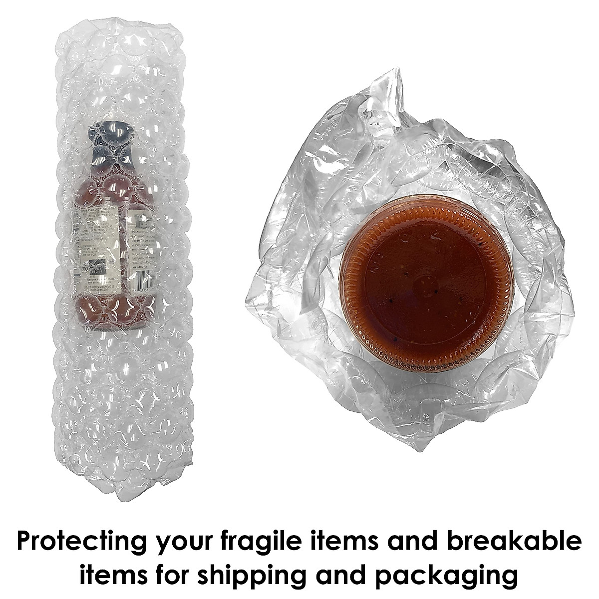 Innovative Haus 16 Inch x 72 Feet Inflatable Bubble Cushioning Wrap with Free Pump - Air Pillows for Shipping - Column Wrap for Heavy Duty Packing and Shipping Packaging