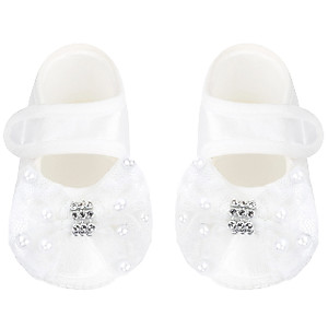 Taffy Baby Girl Christening Baptism Embroidered Dress Gown 6 Piece Deluxe Set 0-3 Months, White