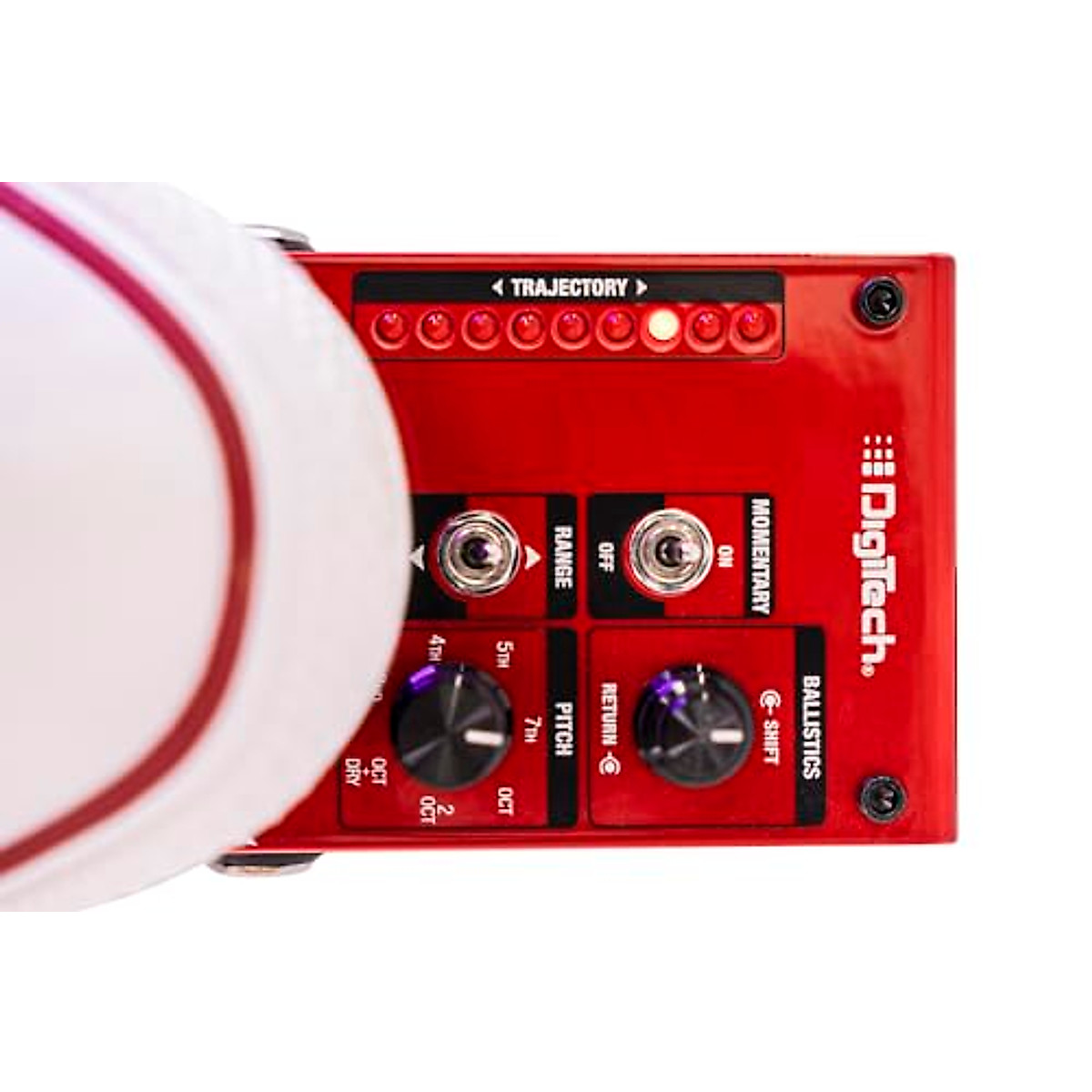 DigiTech Mini Pitch Acoustic Guitar Effect Pedal, Red (Whammy Ricochet)