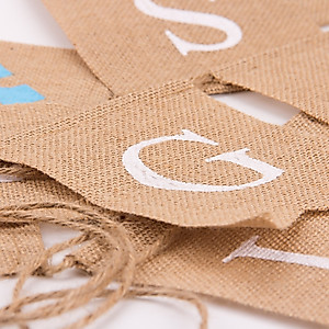 God Bless Baptism Banner by WATINC, Communion Party Banner, Christening Decoration Kit for Wedding, Baby Shower Party, First Communion (Blue)