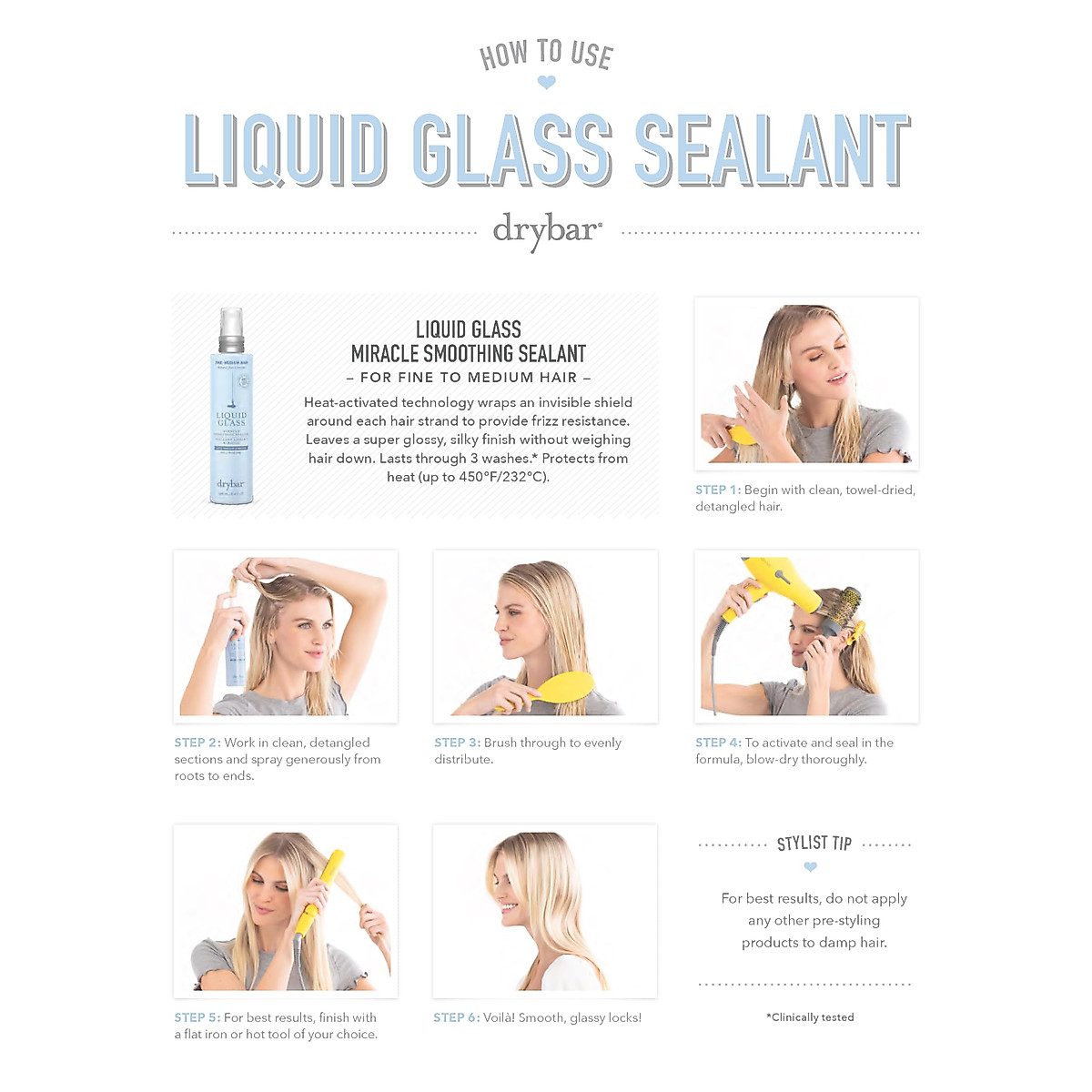 Drybar Liquid Glass Miracle Smoothing Sealant