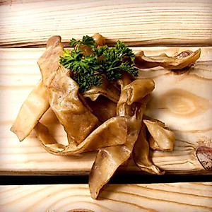 Downtown Pet Supply Pig Ears Strips - Dog Treats Small Dogs - Dog Dental Treats & Rawhide-Free Dog Chews - Promotes Healthy Coat & Skin Care - Rich in Protein, Vitamins & Minerals - 2 lbs