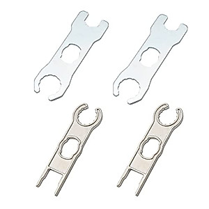 ELFCULB 2 Pairs Solar Metal Spanner Wrench,Solar Panel Connector Tools, Assembly and Disassembly Tool for Solar PV System Extension Cable Wire Kit