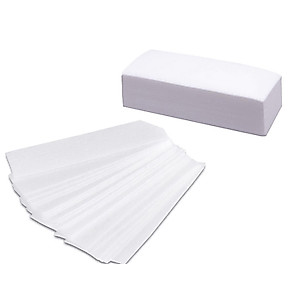 Manskala 200PCS Non-Woven Waxing Strips, Wax Strips Hair Removal for Women,White