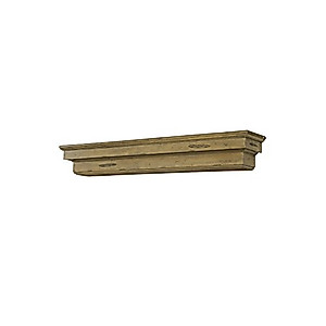Pearl Mantels 497-60-10 Celeste Mantel Shelf, 60-Inch, Dune Finish