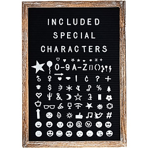 Felt Letter Board Letters Numbers Set 10x10 Inch, First Day School Board, Black Message Board Word Classroom Decor, Announcement Board Letters, Wood Frame Stand, New Pregnancy Baby Farmhouse Gifts