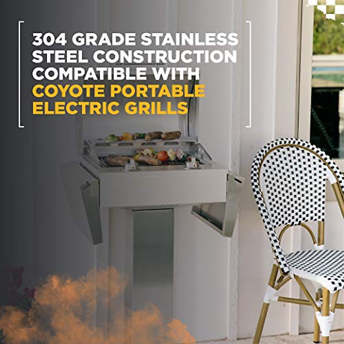 Coyote Grill Pedestal for Portable Electric Grill - C1ELCT21