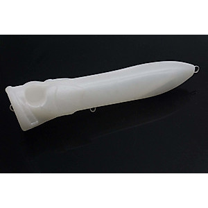 3PCS Unpainted Fishing Lure Blanks 40.45g 13.8cm with 14mm Free Fishing Eye Crankbait Baits Simulation Blank Body Clear Hard Baits Trout Salmon Minnow Lure Popper Lures Topwater Freshwater 363