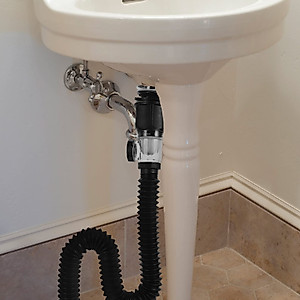 Downpipe Sink Drain Gasket Kitchen Sink Drain Sink Drain Kitchen Bathroom Sink Drain Pipe Replacement Kit Kitchen Sink Hose Sink Drain Pipe Extension Kitchen and Bath Fixtures