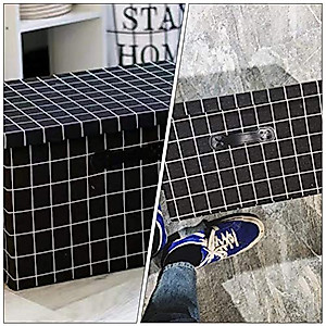 Holibanna Cube Storage Organizer Collapsible Storage Boxes Folding Storage Box Clothing Shoes Storage Basket with Lid Cloth Storage Bins Storage Containers