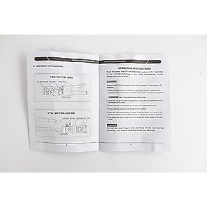 AMZCNC Hydraulic Cable Lug Crimper 10 US TON 12 AWG to 00 (2/0) Electrical Terminal Cable Wire Tool Kit with 9 Die (Crimping Tool)