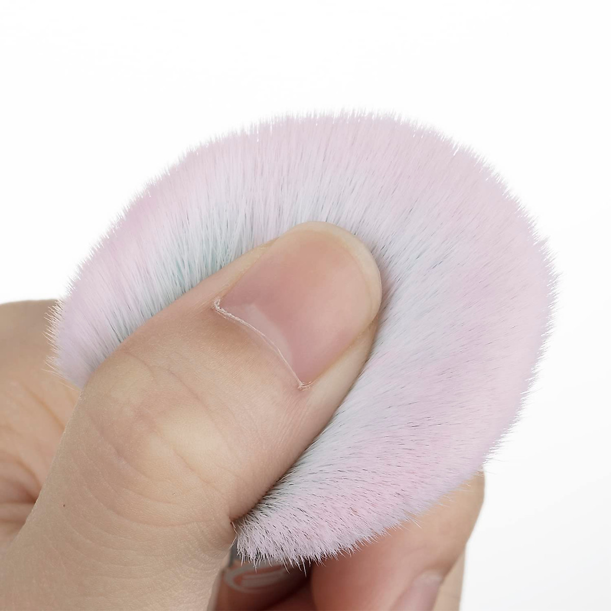 111 Pink blue gradient makeup brushes and makeup sponges set makeup brushes set natural synthetic eye shadow foundation make-up brush set professional makeup brush and tool accessories………