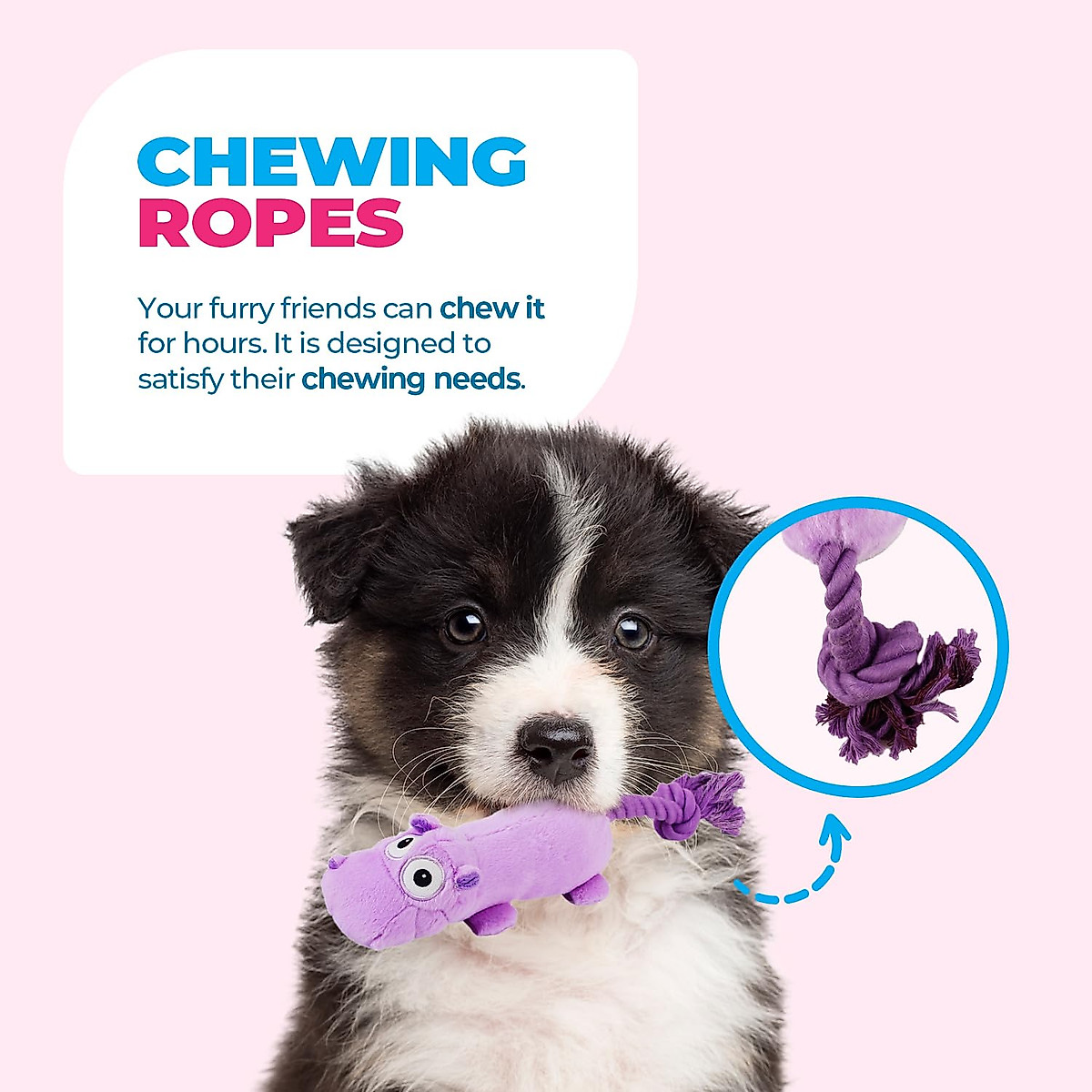 ALL FOR PAWS Ultrasonic Silent Squeaker Dog Toy, Quiet Puppy Toy Comfort Plush Toy Dog Cuddle Toys, Squeakerless Dog Toy with Cute Animal Designs, Ideal for Home and Office