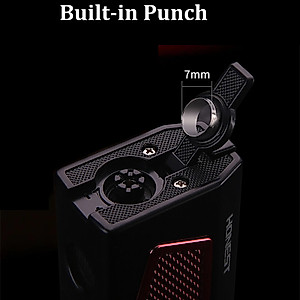 Torch Lighters, Quad 4 Jet Flame Torch Lighter with Fluid View Window, Refillable Butane Lighter Windproof Lighter for Candle, Grill, Fireworks, Camping (Butane Gas Not Included)