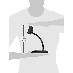 Honeywell HFSTAND7E Flex Neck Stand for Hands-Free Operation or Presentation Scanning for Model 3800G and 1300G Only, Black