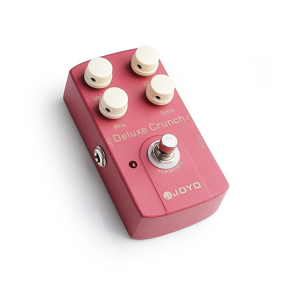 JOYO JF-39 Deluxe Crunch Distortion Guitar Effect Pedal - True Bypass, DC 9V and Battery Supported
