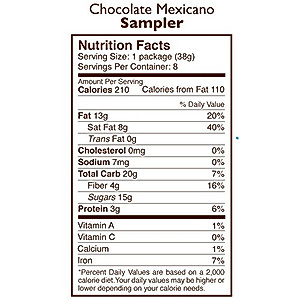 Taza Chocolate Organic Mexicano Disc Stone Ground, Variety Pack, 1.35 Ounce (8 Count), Vegan