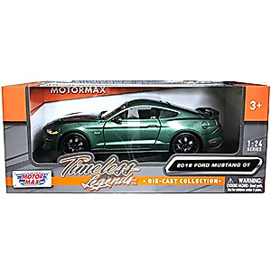 Motormax Toy 2018 GT 5.0 Green Metallic 1/24 Diecast Model Car by Motormax 79352