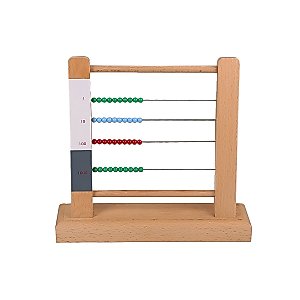LEADER JOY Montessori Toys Small Bead Frame,Montessori Math Beads Materials for Toddlers Educational Preschool Learning Material