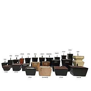 BingLTD - 2" Mahogany Square Tapered Hardwood Sofa Legs - Set of 4 (ST302-157)