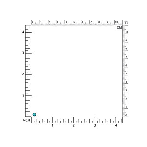 Silvershake 4mm Petite Genuine Round Shape Arizona American Turquoise 925 Sterling Silver Stud Earrings Jewelry for Women and Second or Third Hole