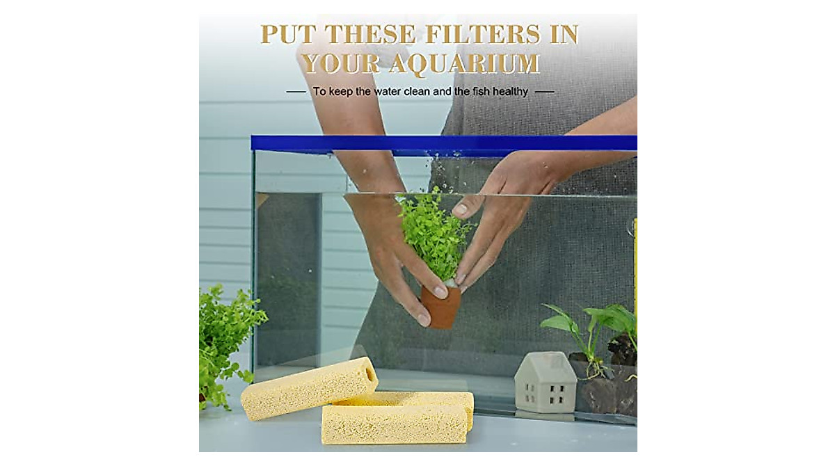 40 Pcs 6.1 Inch Large Aquarium Filter Media Aquarium Bio Media Blocks ...
