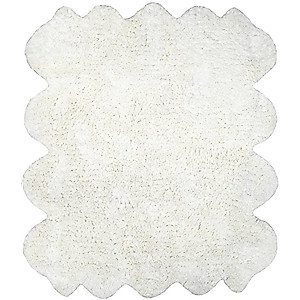 nuLOOM Sheepskin Octo Pelt Shag Area Rug, 6' x 7', Natural