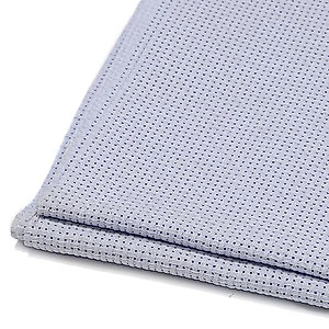 HomeSoGood Aida Cloth 11 Count White Classic Reserve Aida Cloth,39 x 59 Inch Big Size White Aida Cross Stitch Fabric