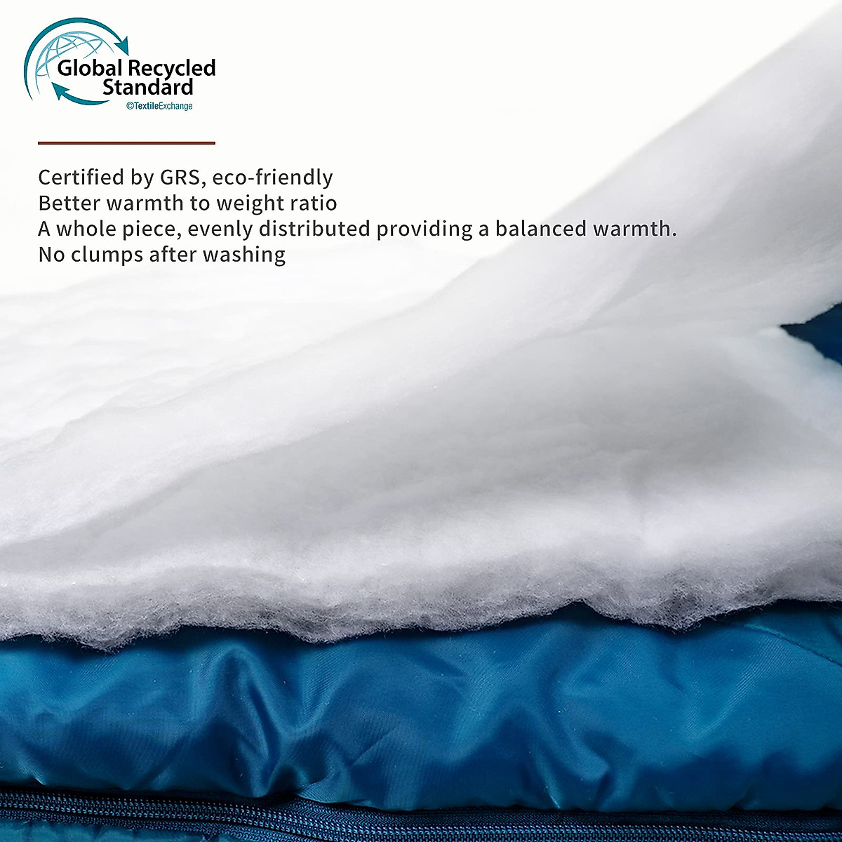 Unigear Camfy Bed 30°F Sleeping Bag – Premium Comfortable Sleeping Bag for Adults and Kids – Lightweight Portable for 3 Season Camping(Light Blue, Regular)