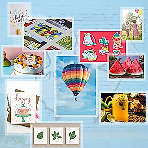 HTVRONT Self-Adhesive Laminating Sheets-20 Sheets 9 X 12 Inches Self Laminating Sheets, No Machine Needed Clear Laminating Sheets