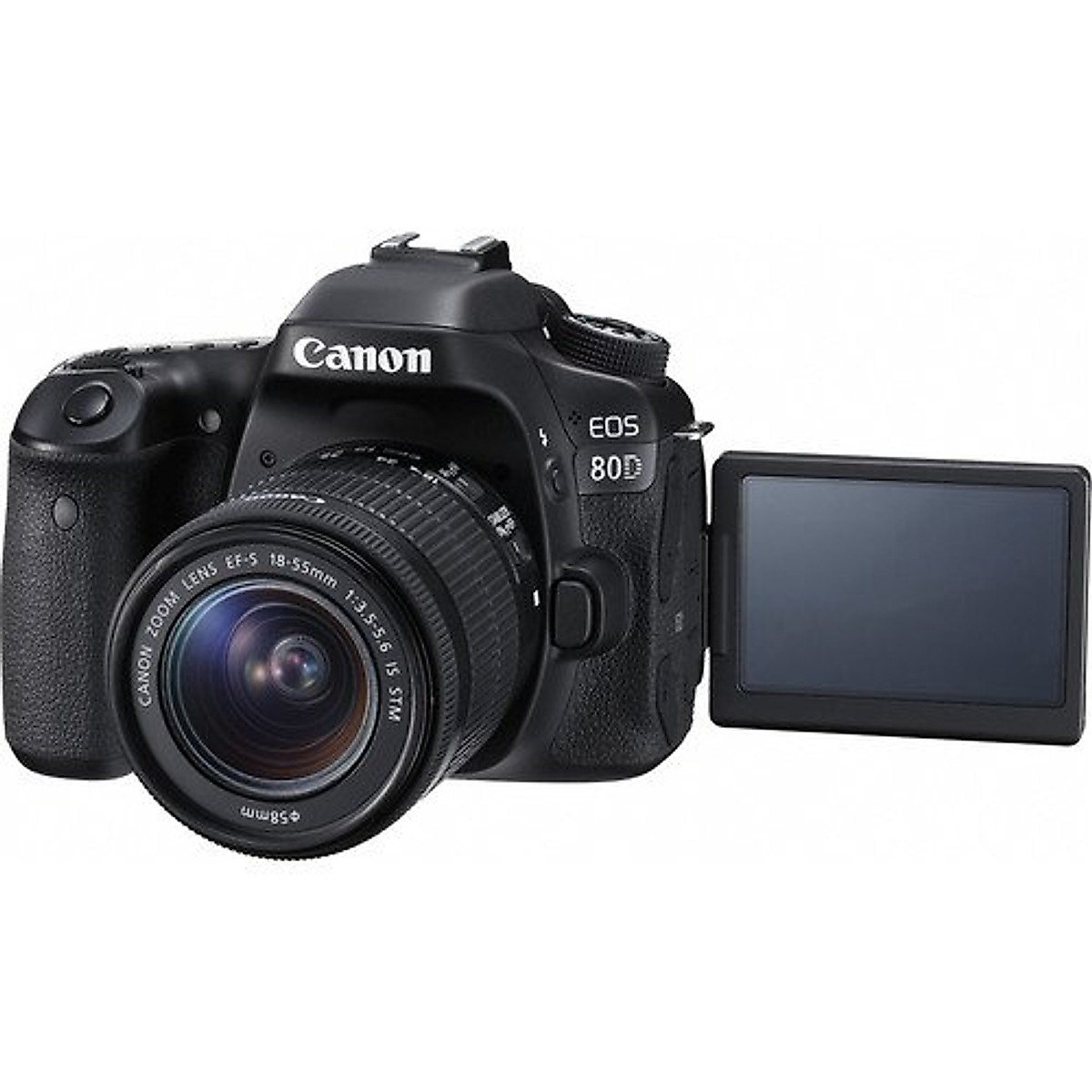 Canon EOS 80D DSLR Camera with EF-S 18-55mm is STM +64 GB SD Memory Card +Sunshine Pro Bundle