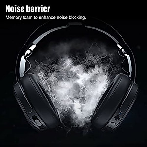 Replacement Ear Pads Ear Cups Repair Parts Protein Leather Memory Foam for Skullcandy Crusher 3.0 Wireless Hesh 3