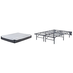 Ashley Furniture Signature Design - Better than a Boxspring Mattress Riser - Under Bed Storage Space - Full - Gray
