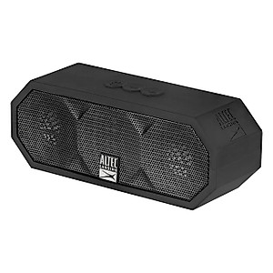 Altec Lansing IMW457-BLK Jacket H2O 2 Bluetooth Speaker, IP67 Waterproof, Black & Mini H2O - Wireless, Bluetooth, Waterproof Speaker, Floating, IP67, 6-Hour Battery, (Black)