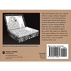Johanna Basford 2019 Coloring Day-to-Day Calendar