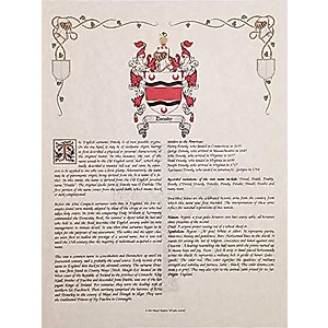 Mr Sweets Artiss Coat of Arms, Crest & History 8.5x11 Print - Name Meaning, Genealogy, Family Tree Aid, Ancestry, Ancestors, Namesakes - Surname Origin: English England