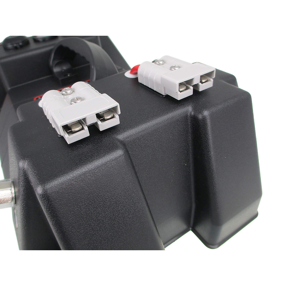 Pactrade Marine RV Battery Box Anderson Connector Dual USB Power Voltmeter Gauge