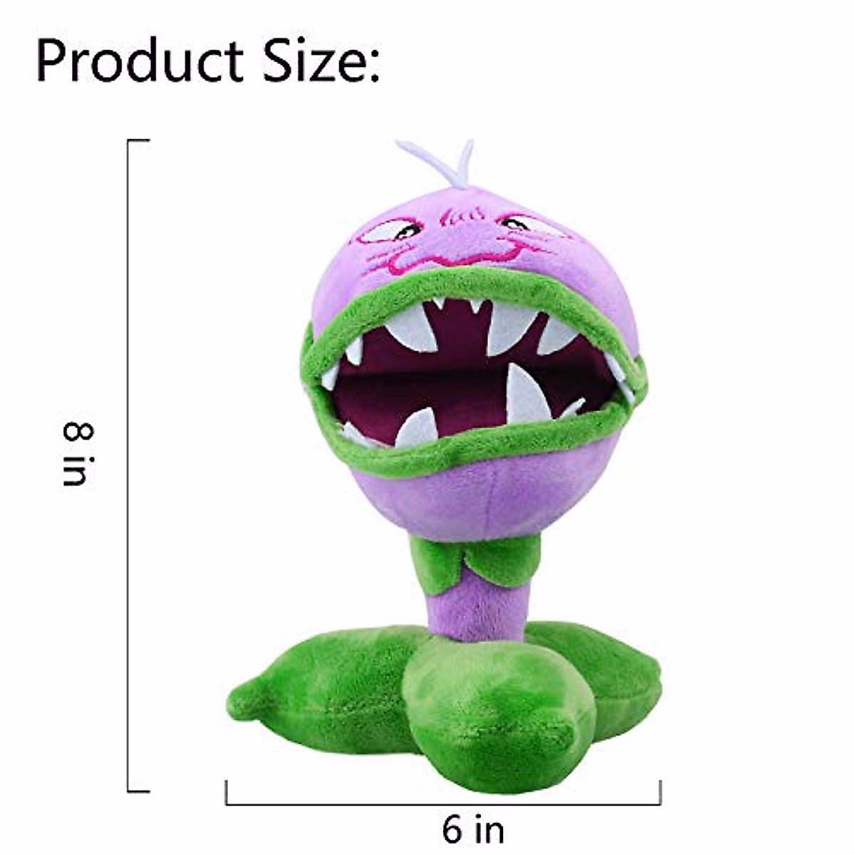 Maikerry 1 PC Plants Plush Toy PVZ Stuffed Figure Doll New for Children, Great Gifts for Kids and Fans