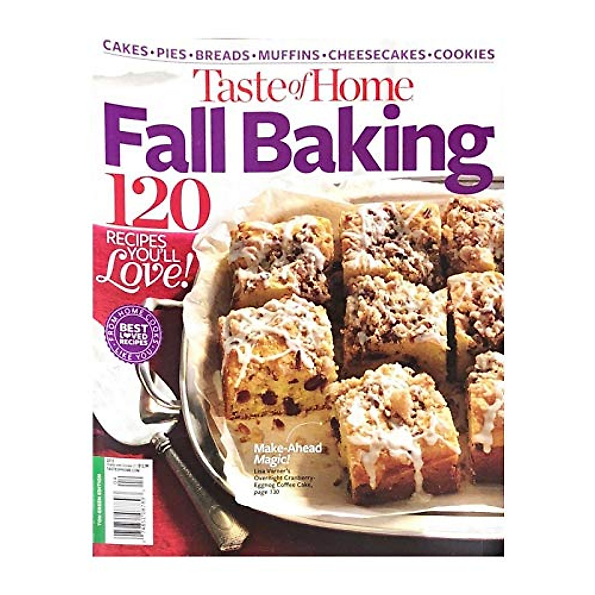 TASTE OF HOME, FALL BAKING, DISPLAY UNTIL OCTOBER 27 2015. FALL 2015