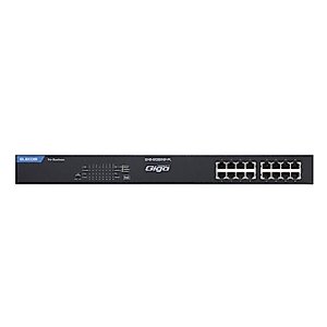 ELECOM Switching Hub Gigabit 16 Ports PoE Loop Prevention Function EHB-UG2B16F-PL (Japan Import)